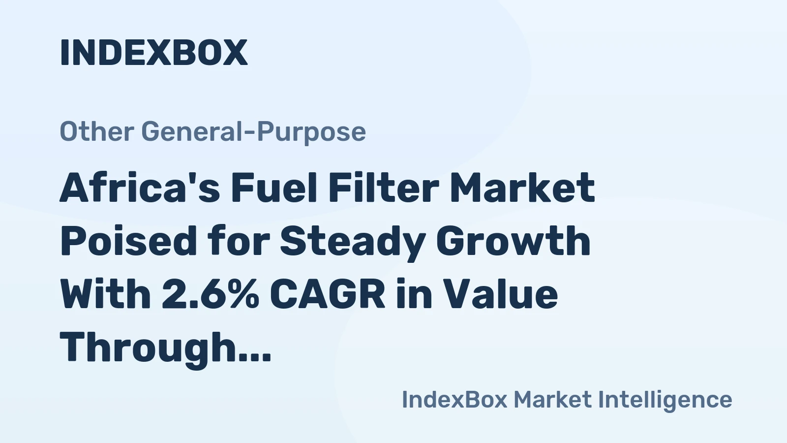 Africa's Fuel Filter Market Poised for Steady Growth With 2.6% CAGR in Value Through 2035