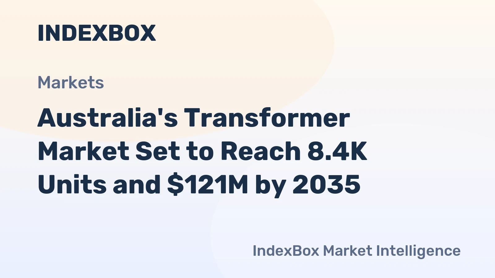 Australia's Transformer Market Set to Reach 8.4K Units and $121M by 2035