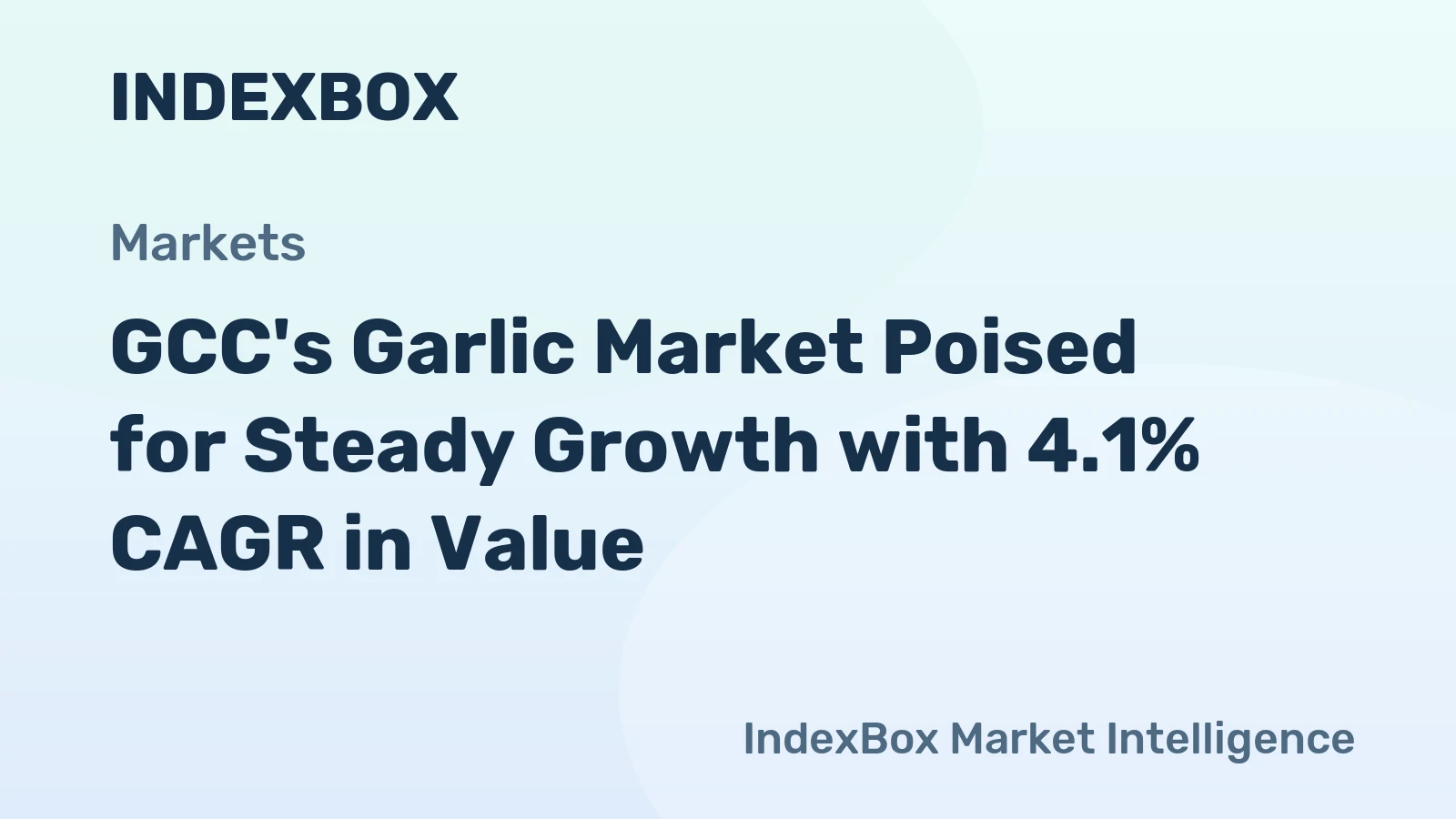 GCC's Garlic Market Poised for Steady Growth with 4.1% CAGR in Value