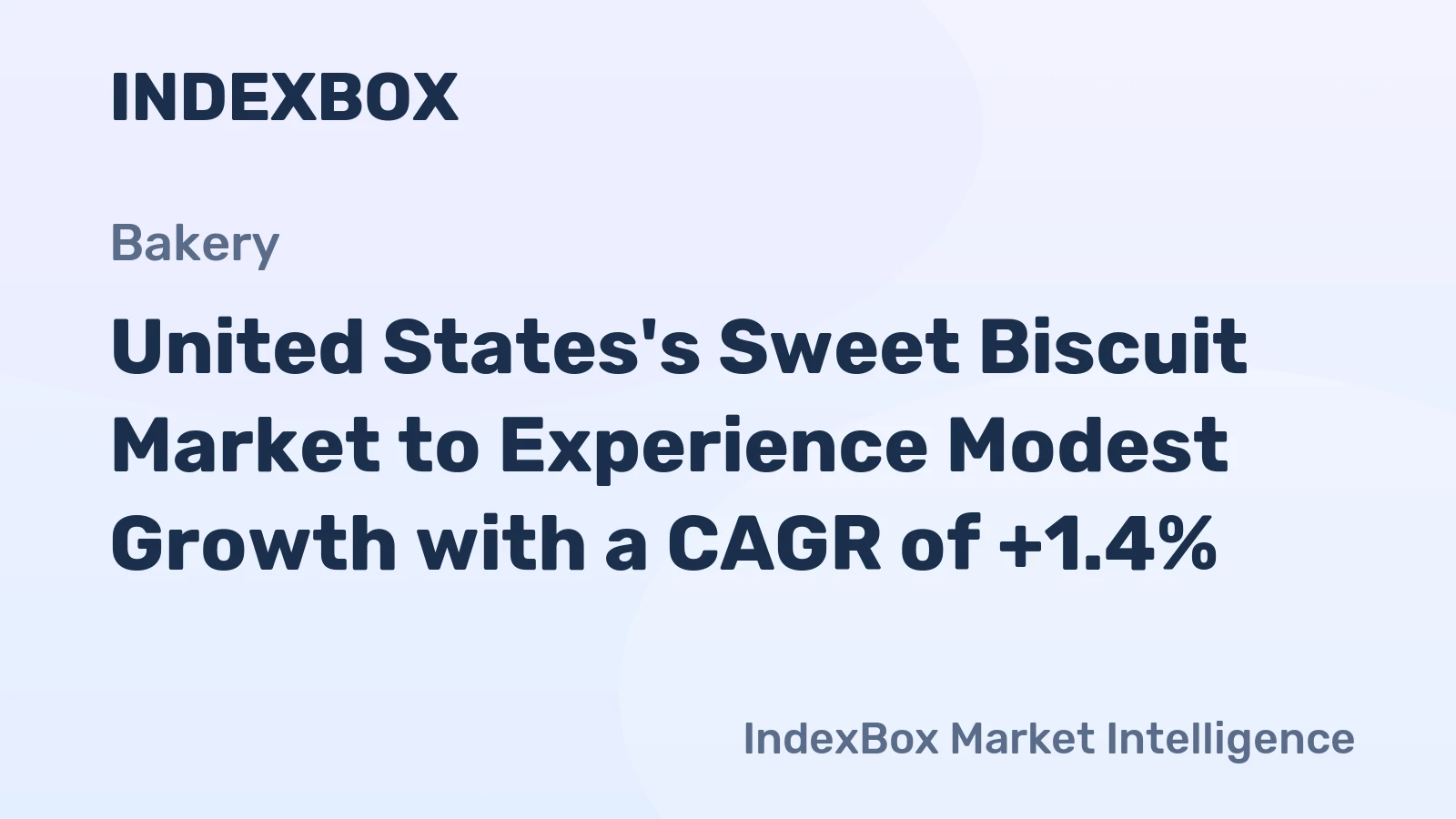United States's Sweet Biscuit Market to Experience Modest Growth with a CAGR of +1.4%