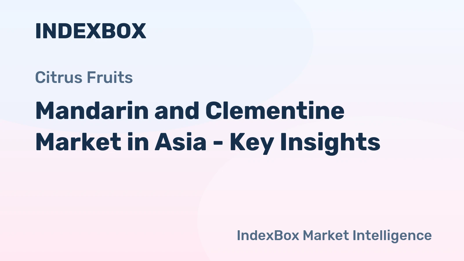 Mandarin and Clementine Market in Asia - Key Insights