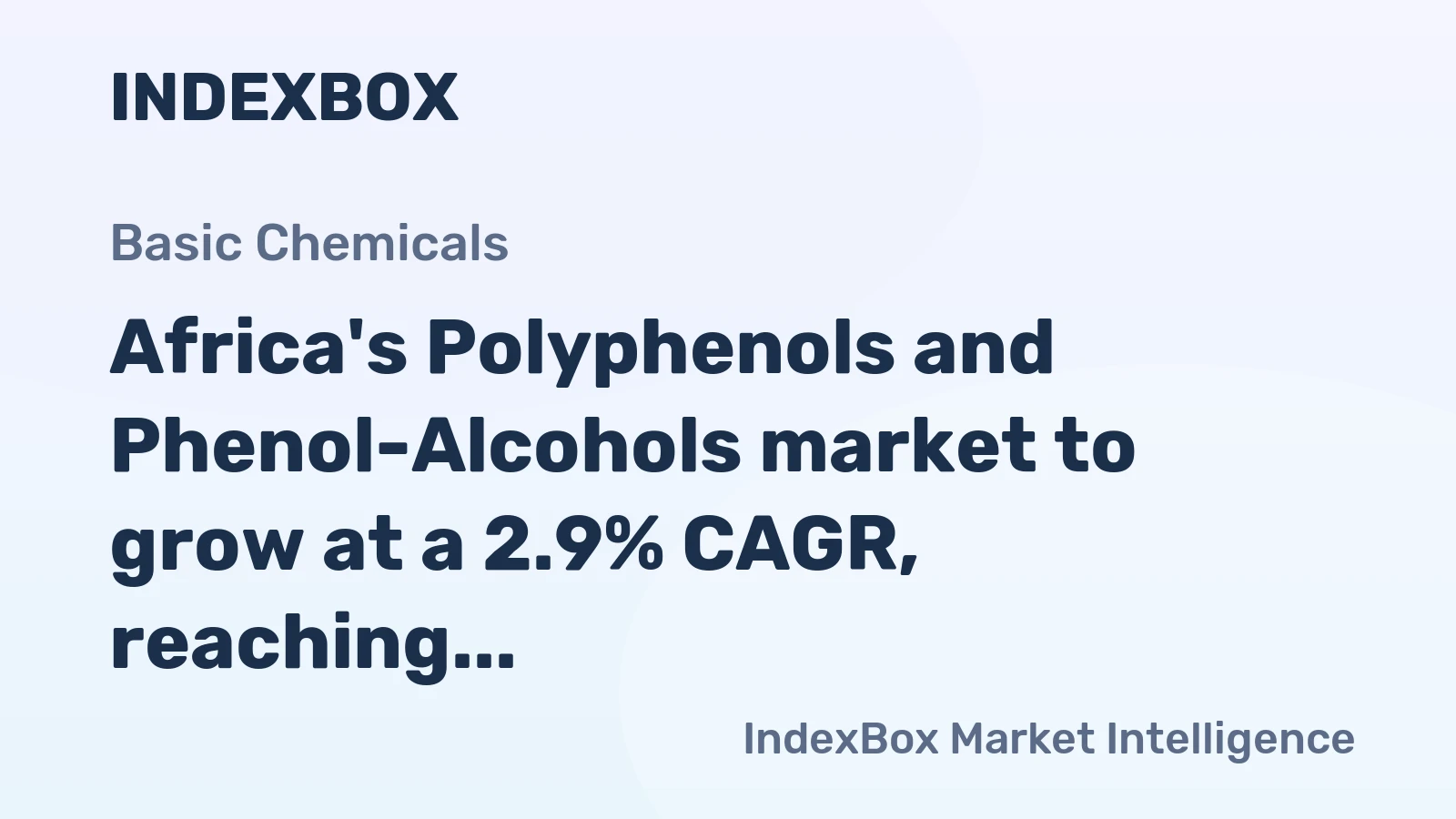 Africa's Polyphenols and Phenol-Alcohols market to grow at a 2.9% CAGR, reaching $203M by 2035, driven by increasing demand.