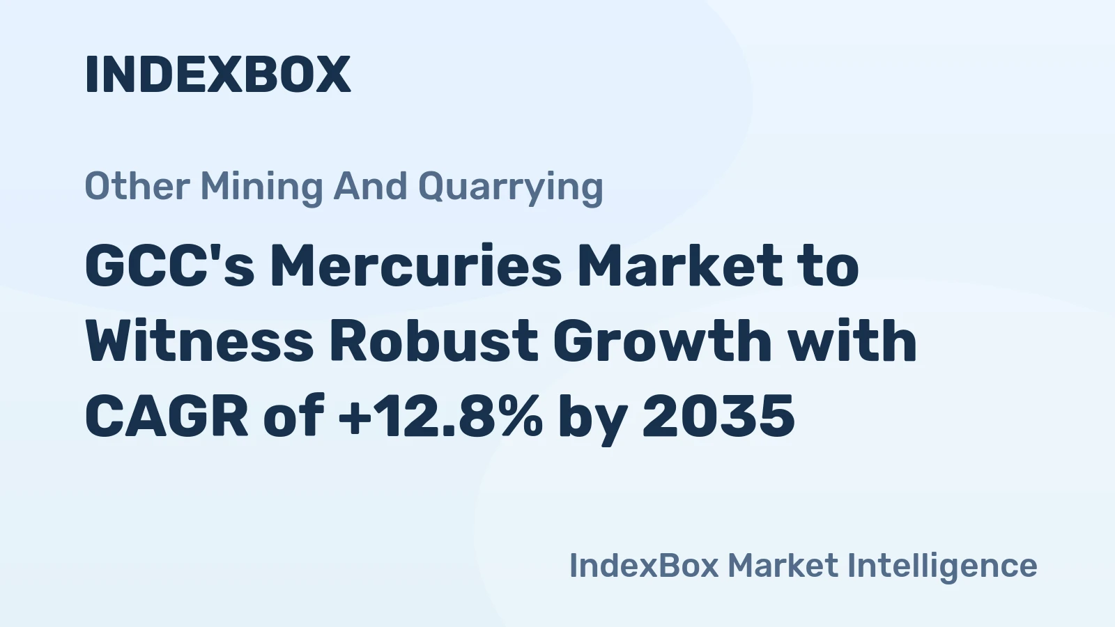 GCC's Mercuries Market to Witness Robust Growth with CAGR of +12.8% by 2035