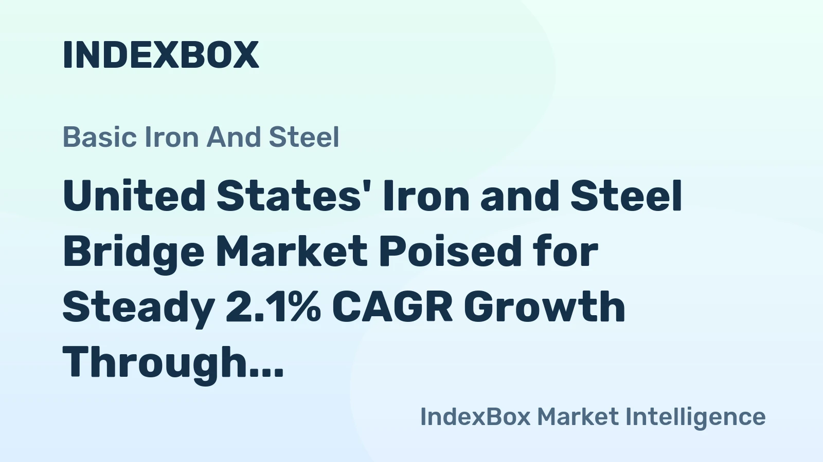 United States' Iron and Steel Bridge Market Poised for Steady 2.1% CAGR Growth Through 2035