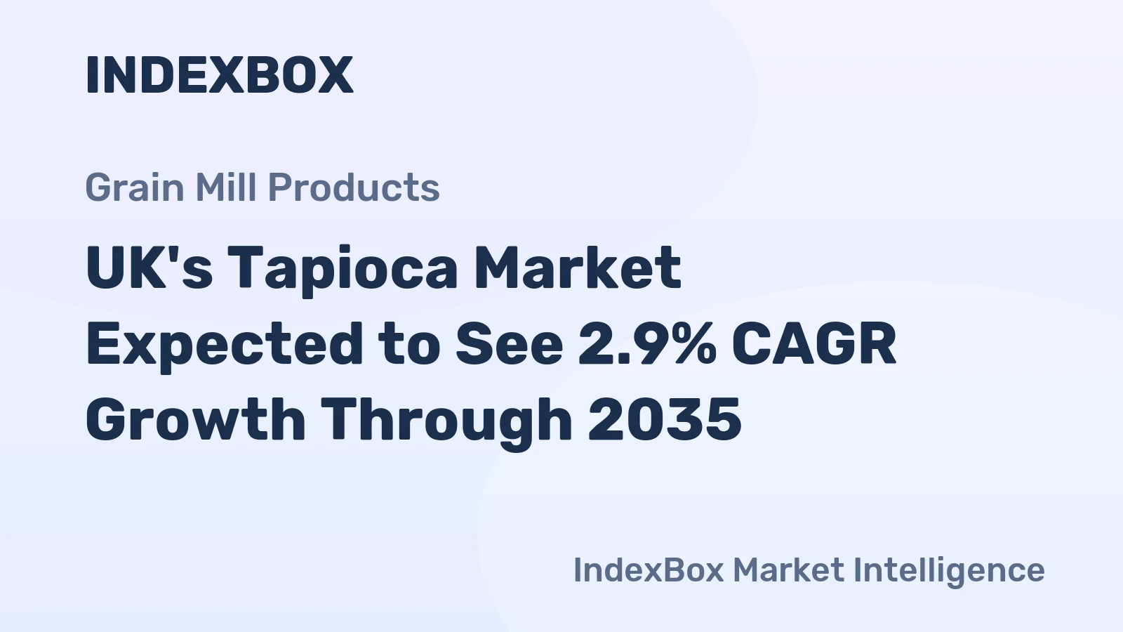 UK's Tapioca Market Expected to See 2.9% CAGR Growth Through 2035