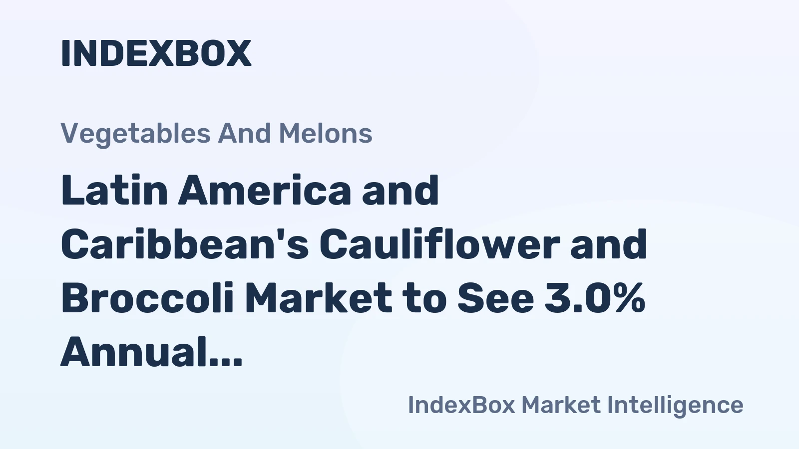 Latin America and Caribbean's Cauliflower and Broccoli Market to See 3.0% Annual Growth Through 2035