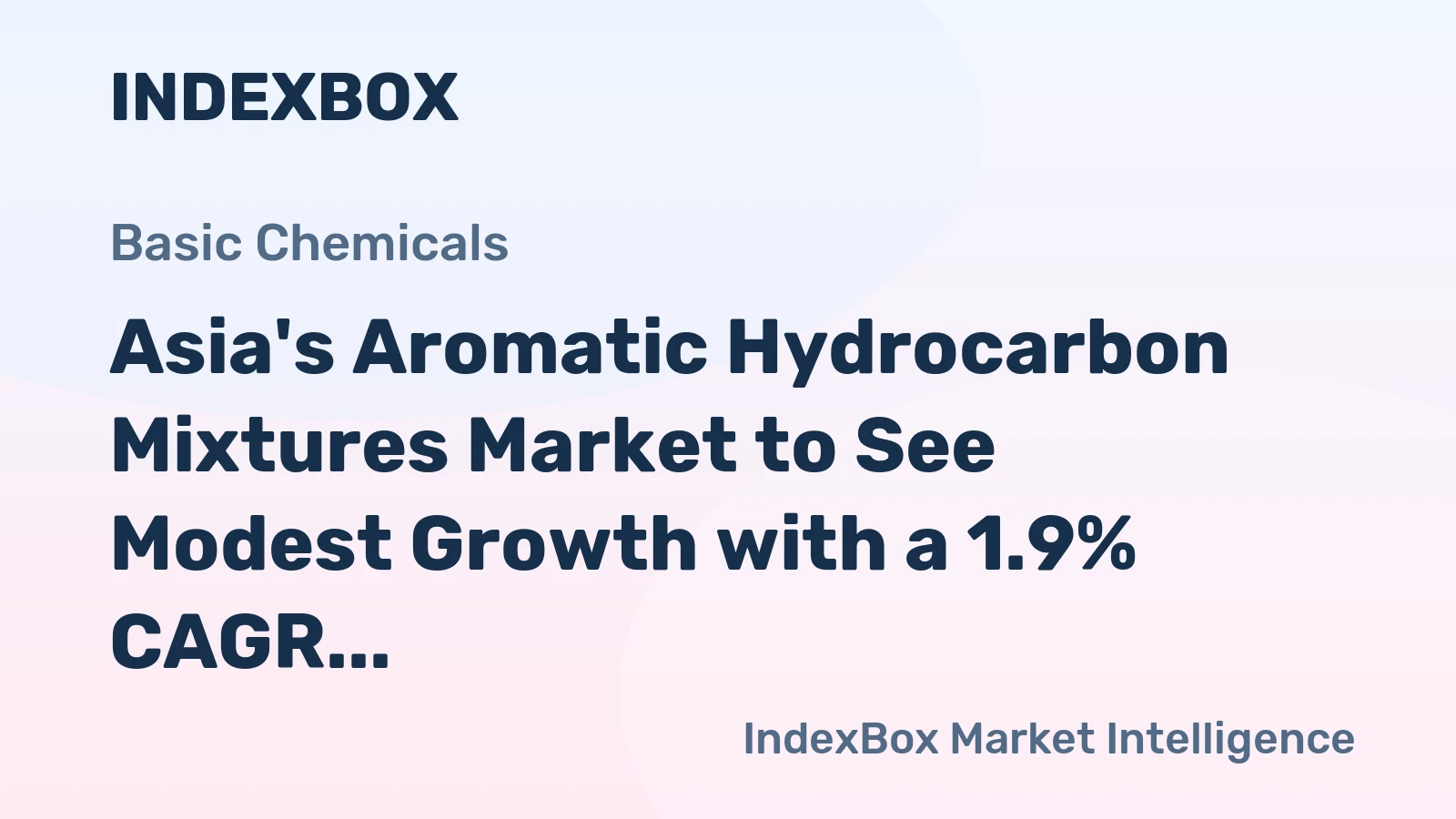 Asia's Aromatic Hydrocarbon Mixtures Market to See Modest Growth with a 1.9% CAGR in Value
