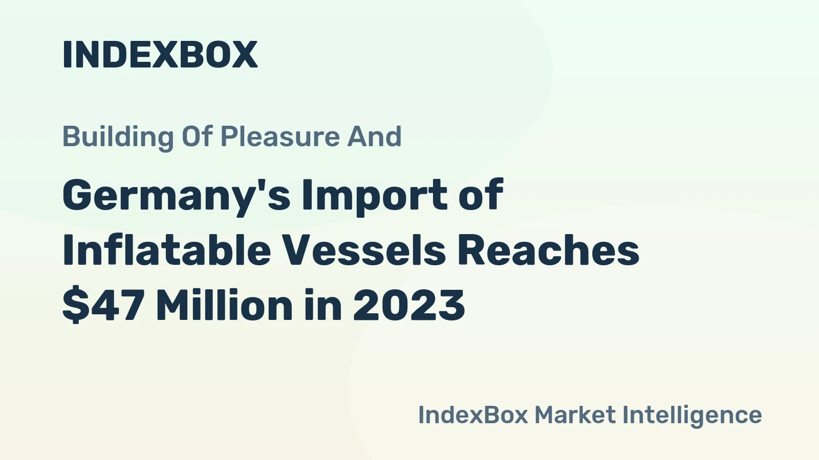 Germany's Import of Inflatable Vessels Reaches $47 Million in 2023