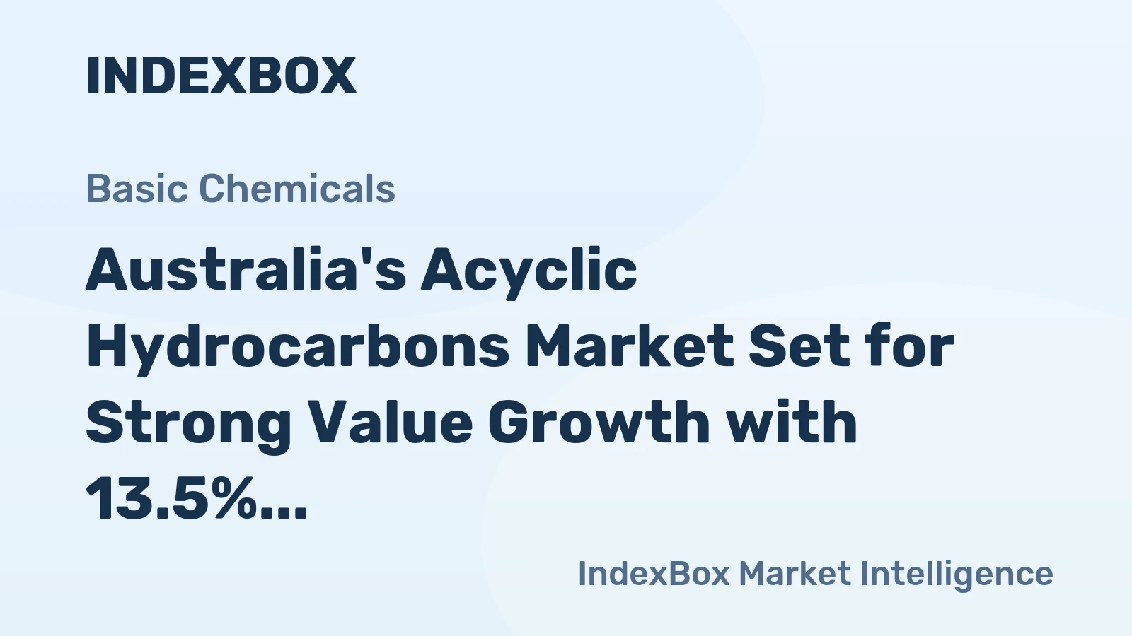 Australia's Acyclic Hydrocarbons Market Set for Strong Value Growth with 13.5% CAGR Through 2035