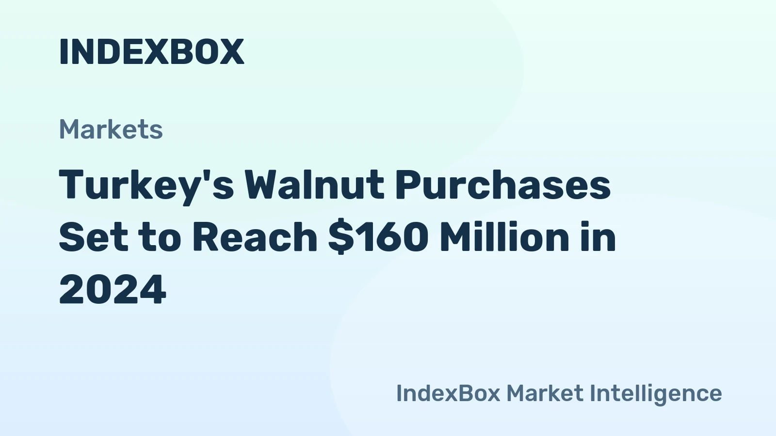 Turkey's Walnut Purchases Set to Reach $160 Million in 2024