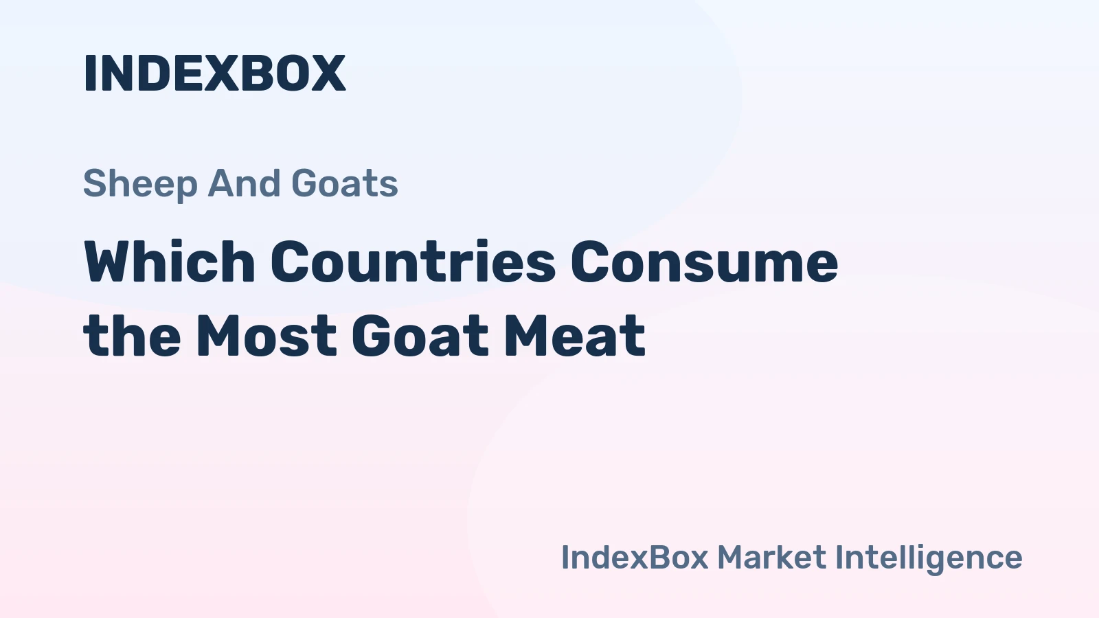 Which Countries Consume the Most Goat Meat?
