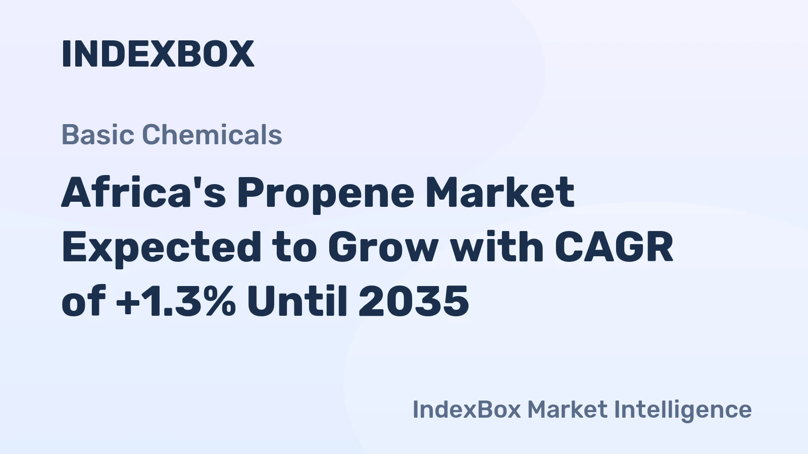 Africa's Propene Market Expected to Grow with CAGR of +1.3% Until 2035