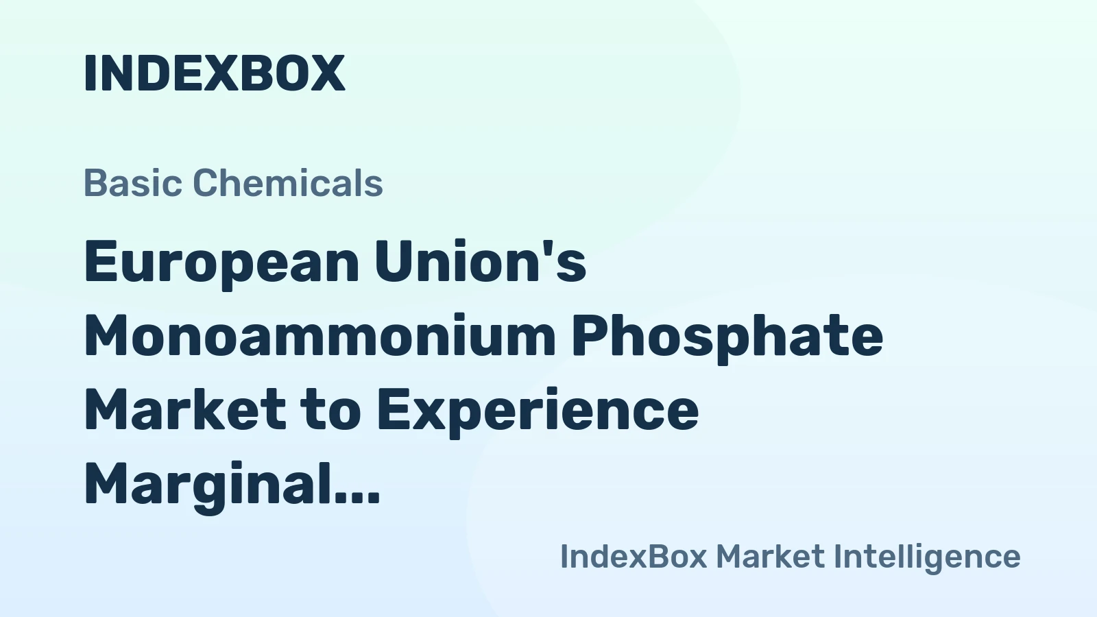European Union's Monoammonium Phosphate Market to Experience Marginal Growth with 0.4% CAGR by 2035