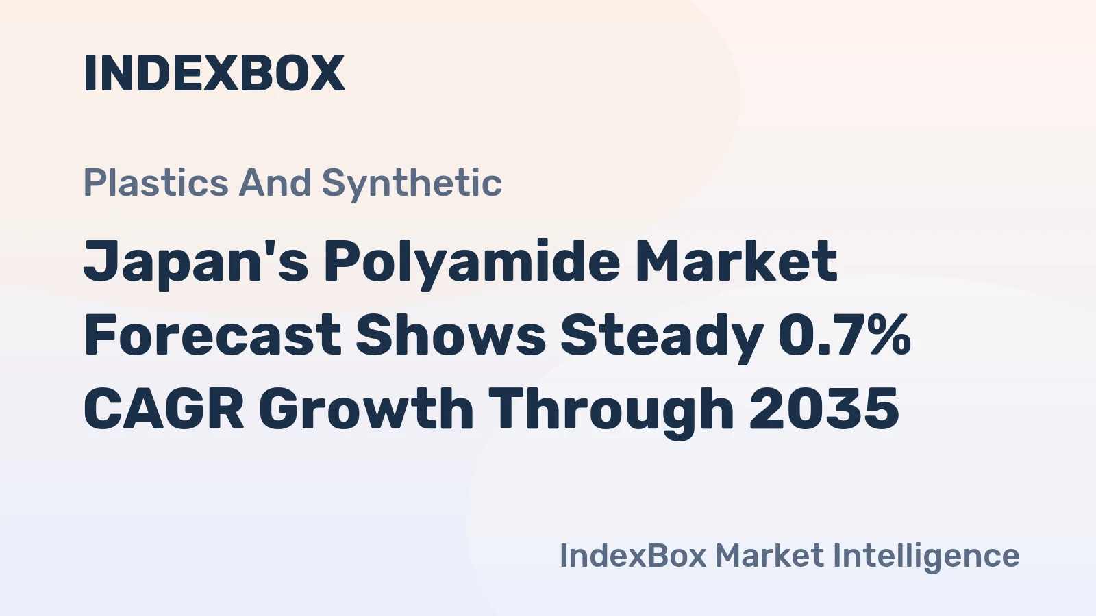 Japan's Polyamide Market Forecast Shows Steady 0.7% CAGR Growth Through 2035