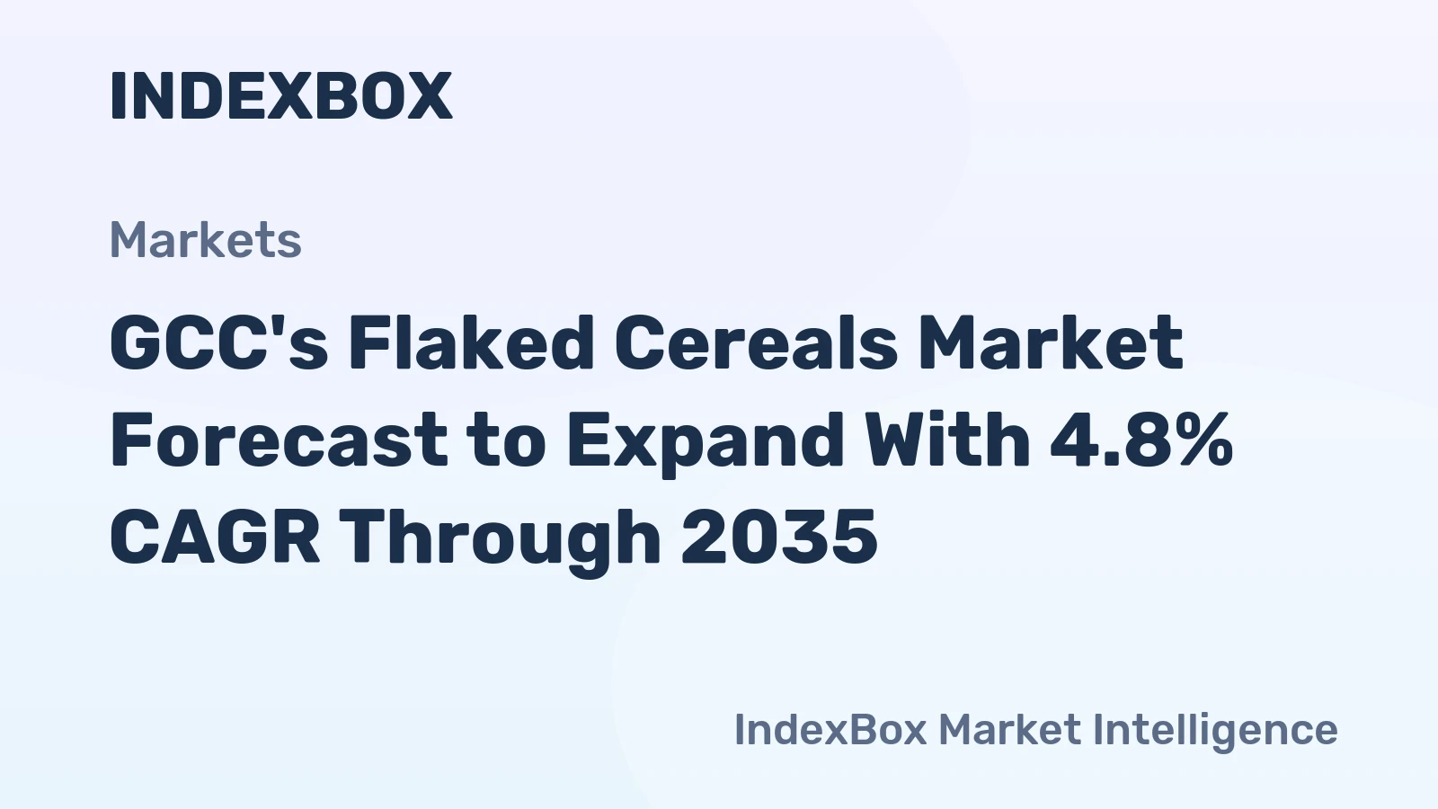 GCC's Flaked Cereals Market Forecast to Expand With 4.8% CAGR Through 2035