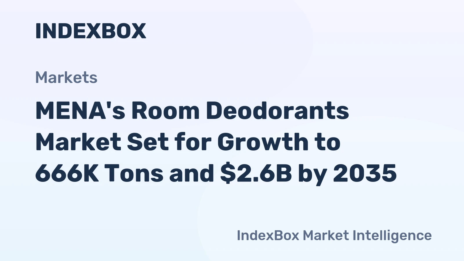 MENA's Room Deodorants Market Set for Growth to 666K Tons and $2.6B by 2035