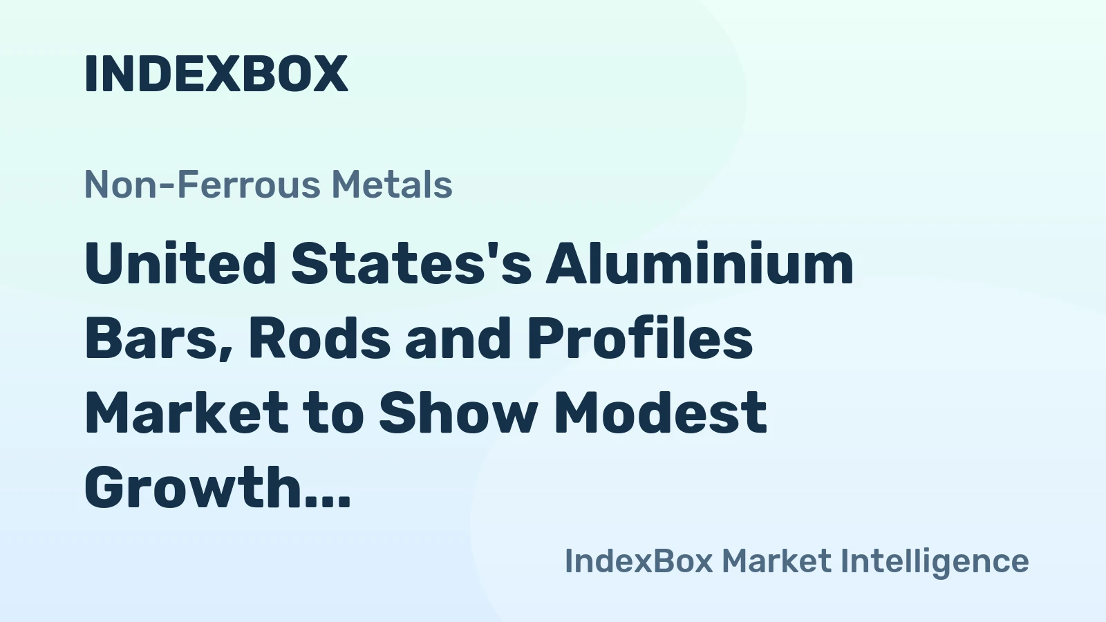 United States's Aluminium Bars, Rods and Profiles Market to Show Modest Growth with CAGR of +0.4% from 2024 to 2035