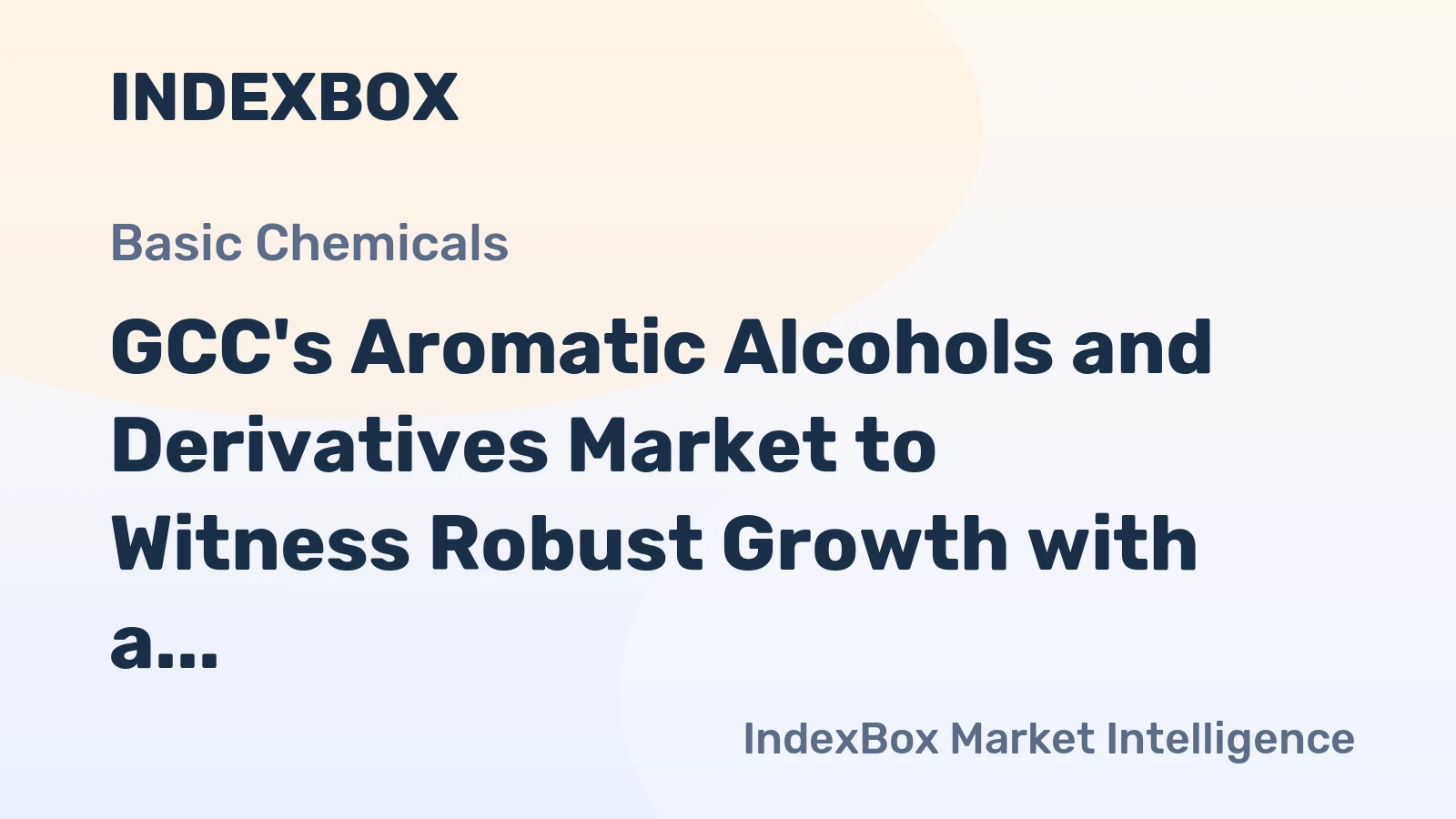 GCC's Aromatic Alcohols and Derivatives Market to Witness Robust Growth with a CAGR of +11.7% from 2024 to 2035