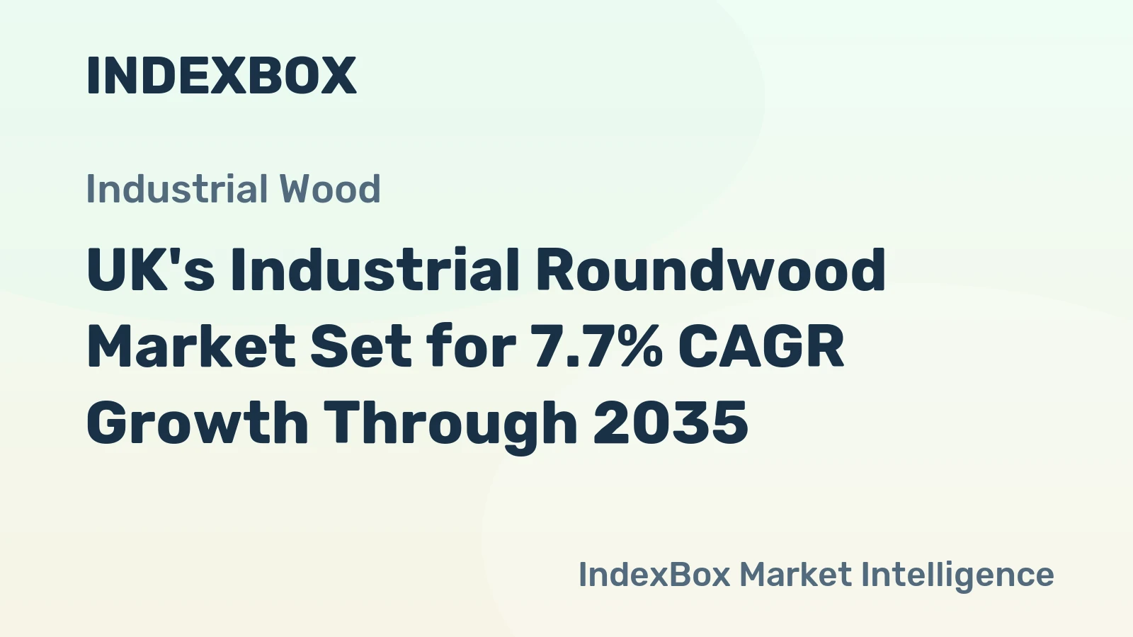 UK's Industrial Roundwood Market Set for 7.7% CAGR Growth Through 2035