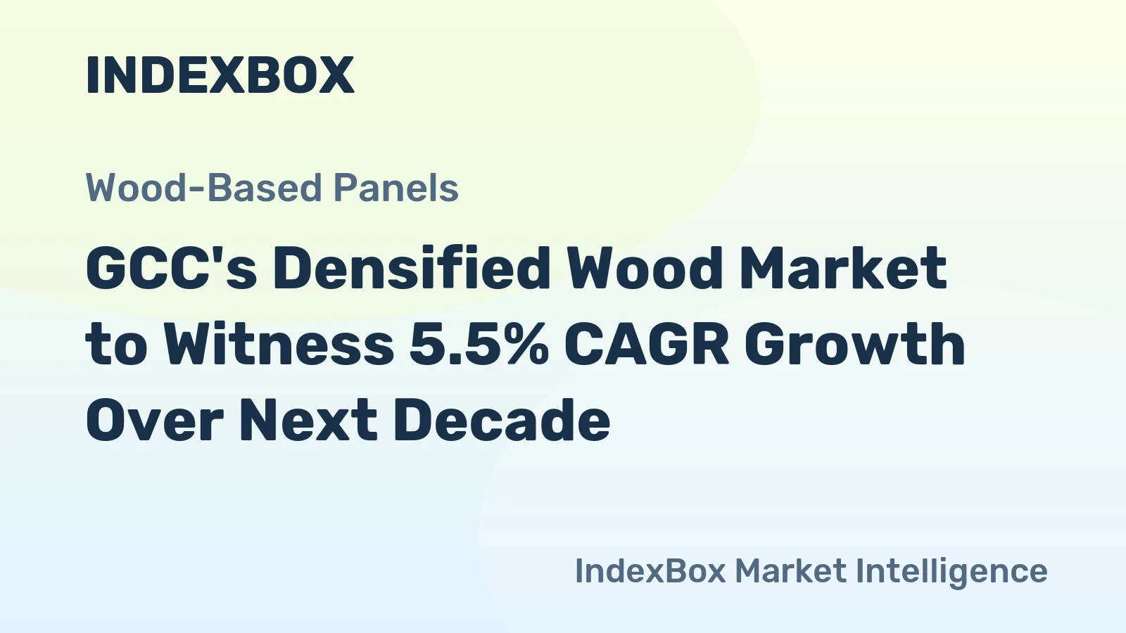 GCC's Densified Wood Market to Witness 5.5% CAGR Growth Over Next Decade