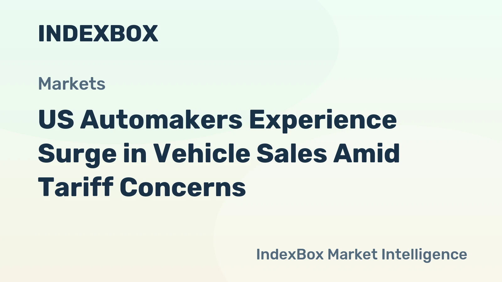 US Automakers Experience Surge in Vehicle Sales Amid Tariff Concerns