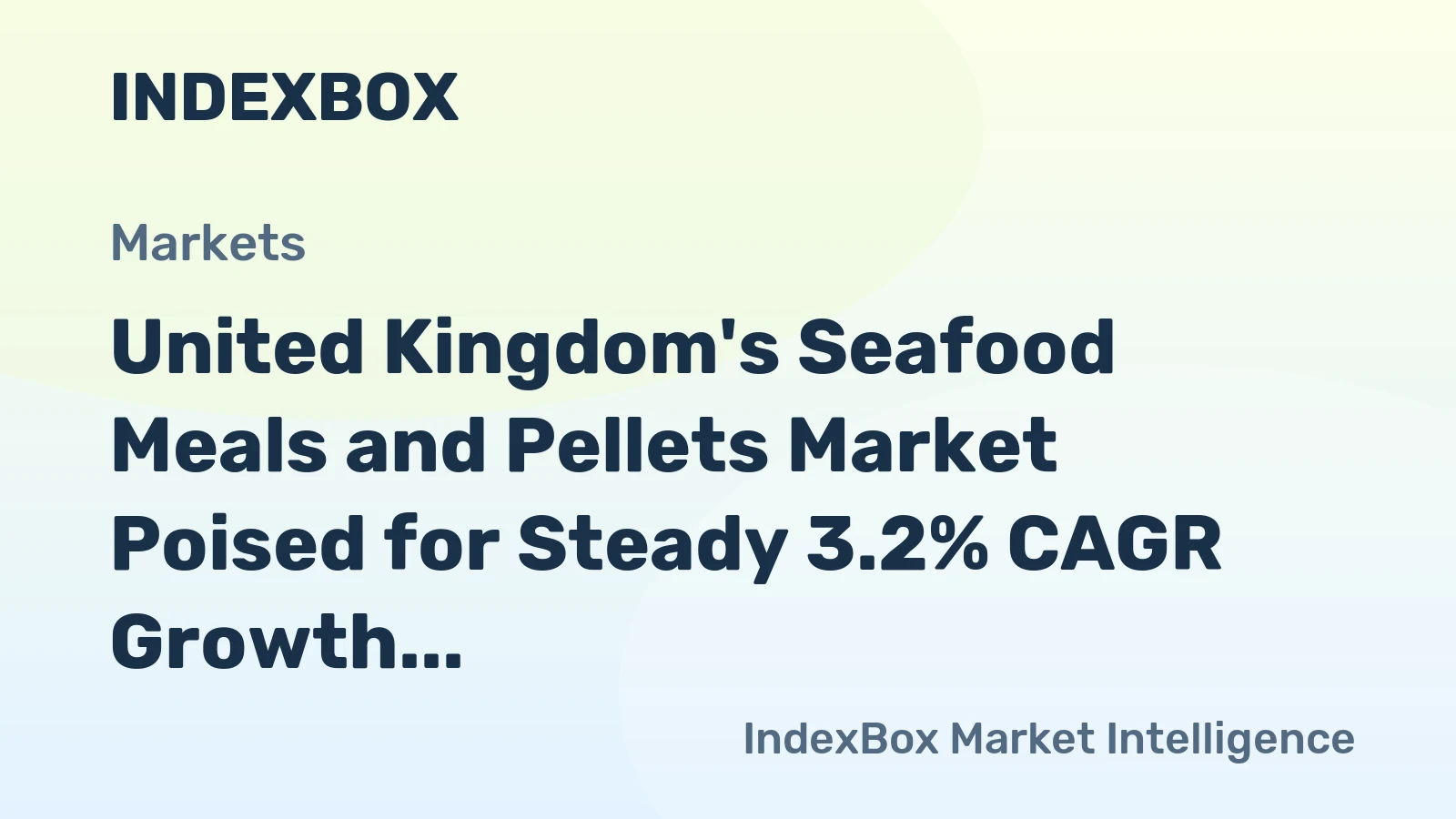 United Kingdom's Seafood Meals and Pellets Market Poised for Steady 3.2% CAGR Growth Through 2035