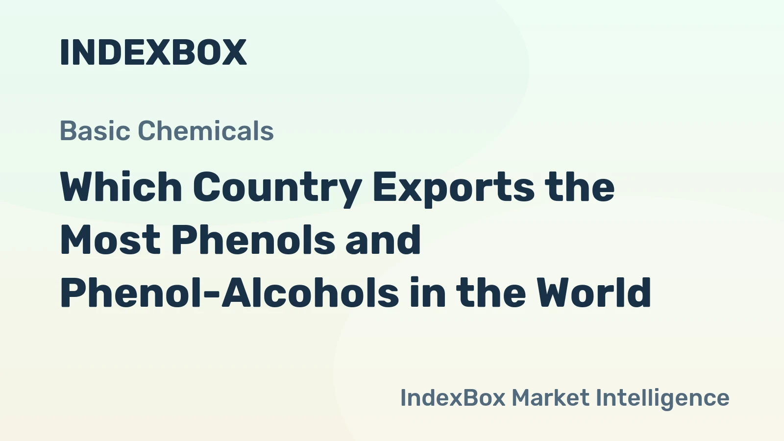 Which Country Exports the Most Phenols and Phenol-Alcohols in the World?