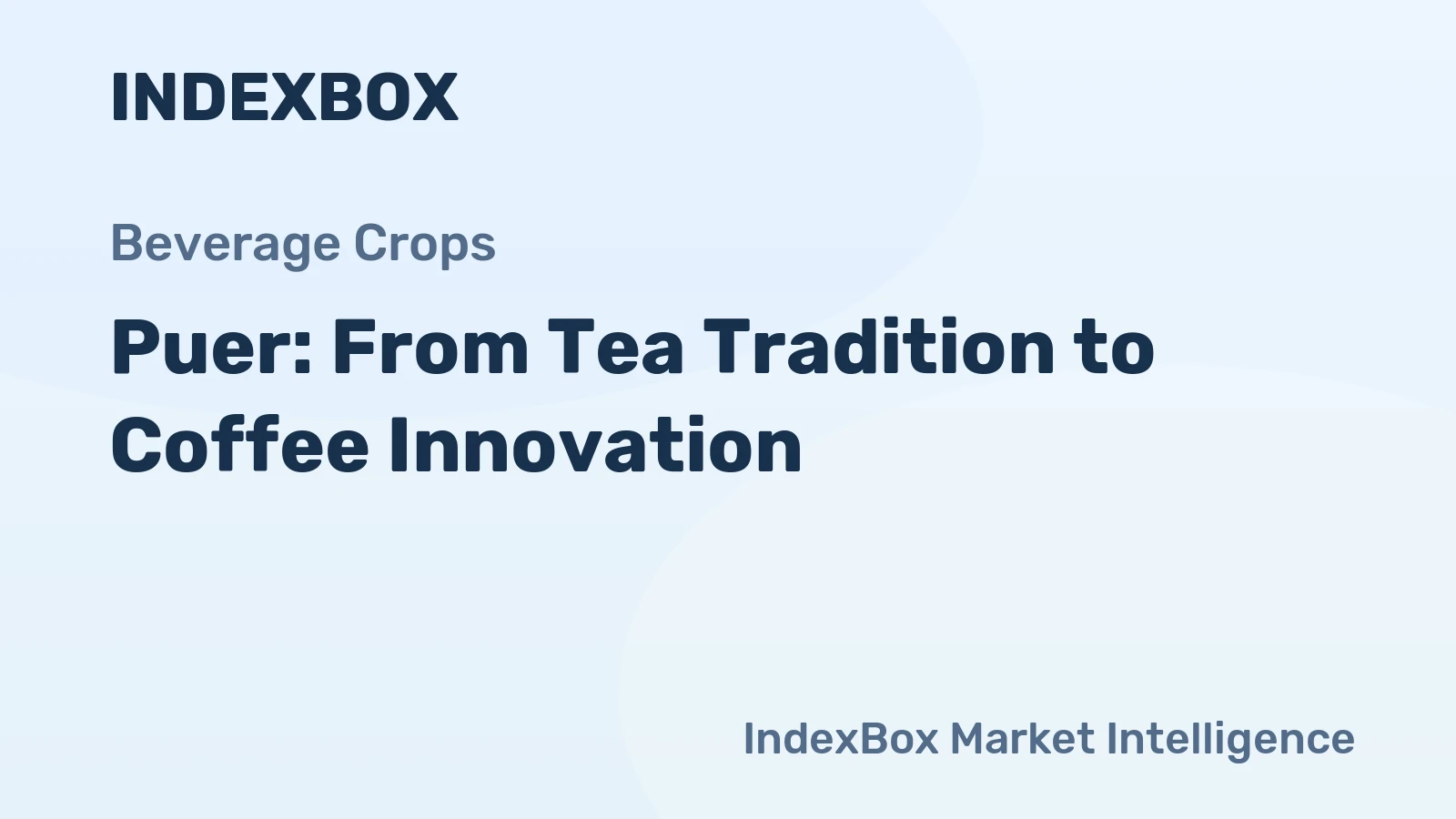 Puer: From Tea Tradition to Coffee Innovation