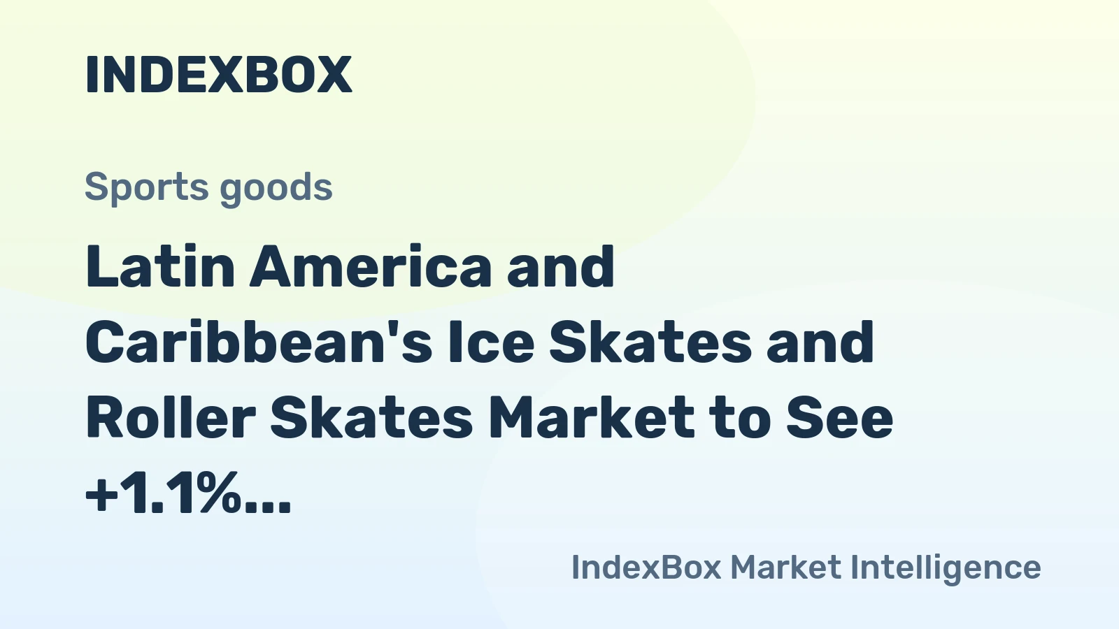 Latin America and Caribbean's Ice Skates and Roller Skates Market to See +1.1% CAGR Growth from 2024 to 2035
