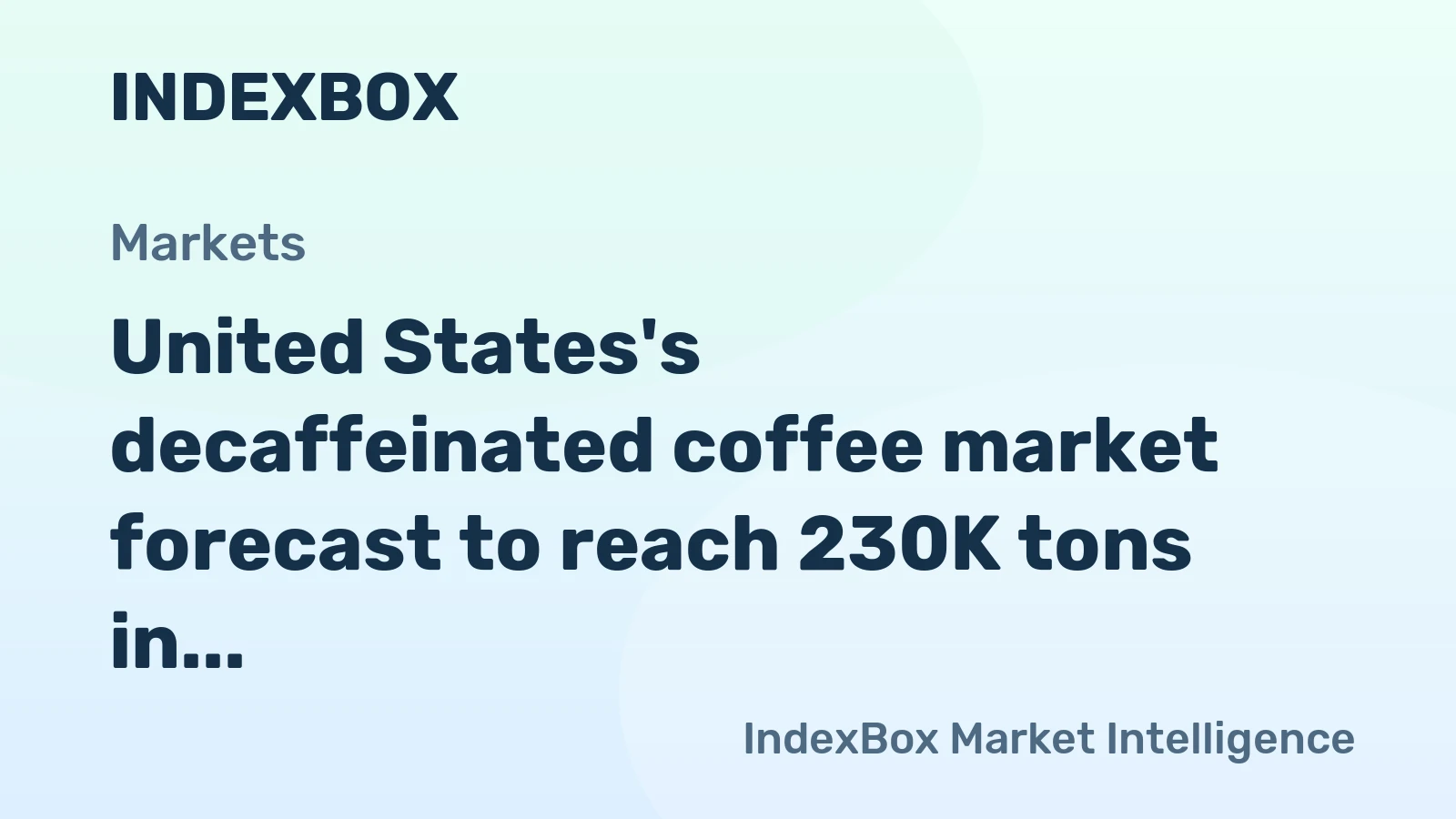 United States's decaffeinated coffee market forecast to reach 230K tons in volume and $969M in value by 2035, driven by sustained demand growth.