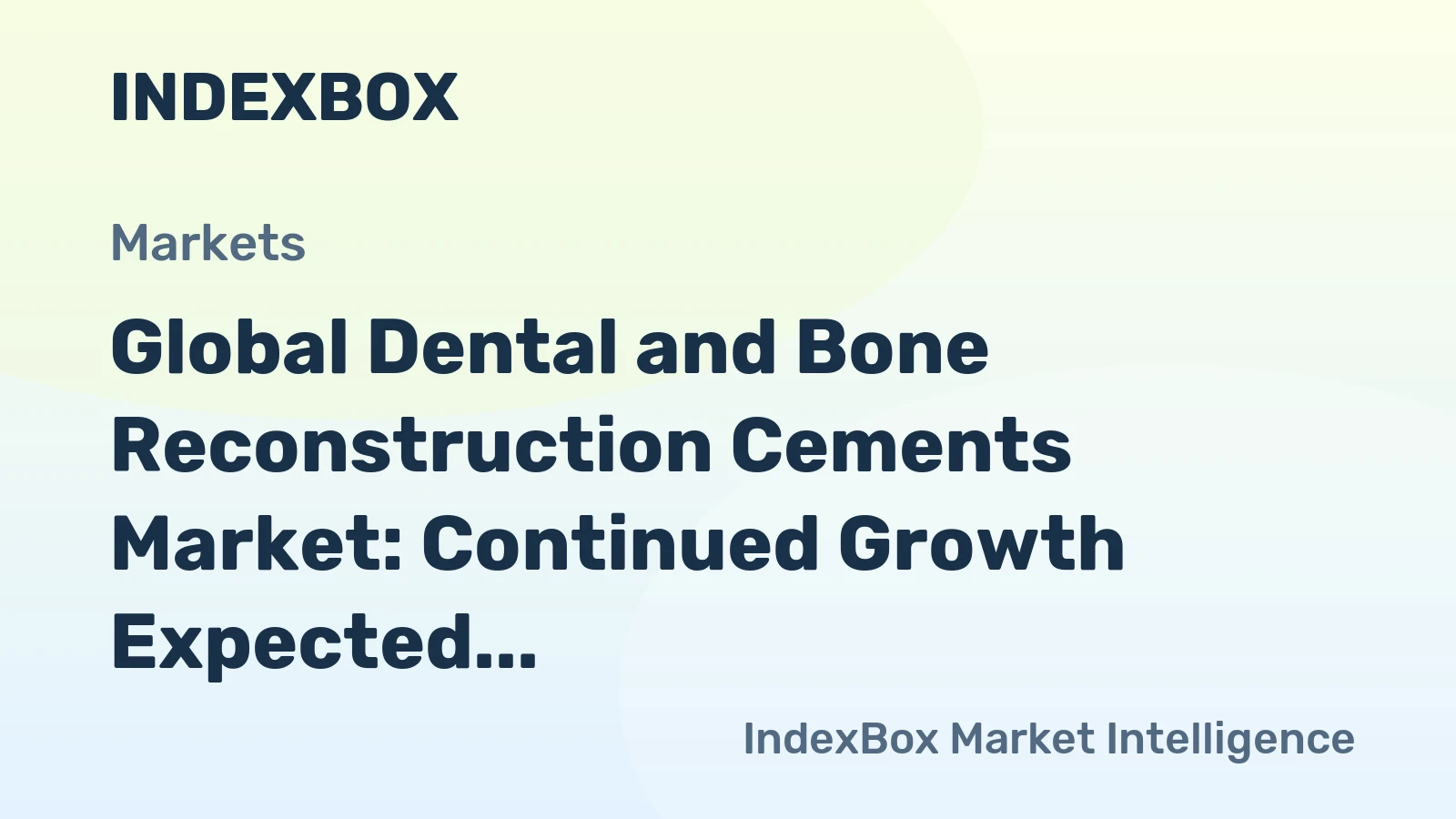 Global Dental and Bone Reconstruction Cements Market: Continued Growth Expected with Market Volume Reaching 53K Tons and Market Value Reaching $11.9B by 2035