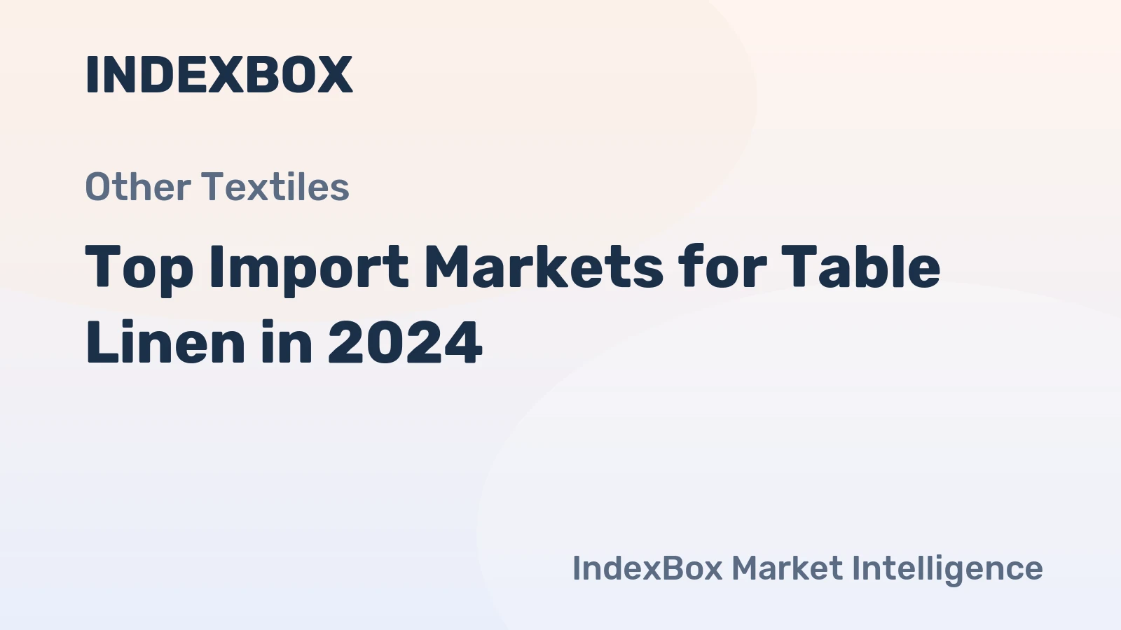 Top Import Markets for Table Linen in 2024