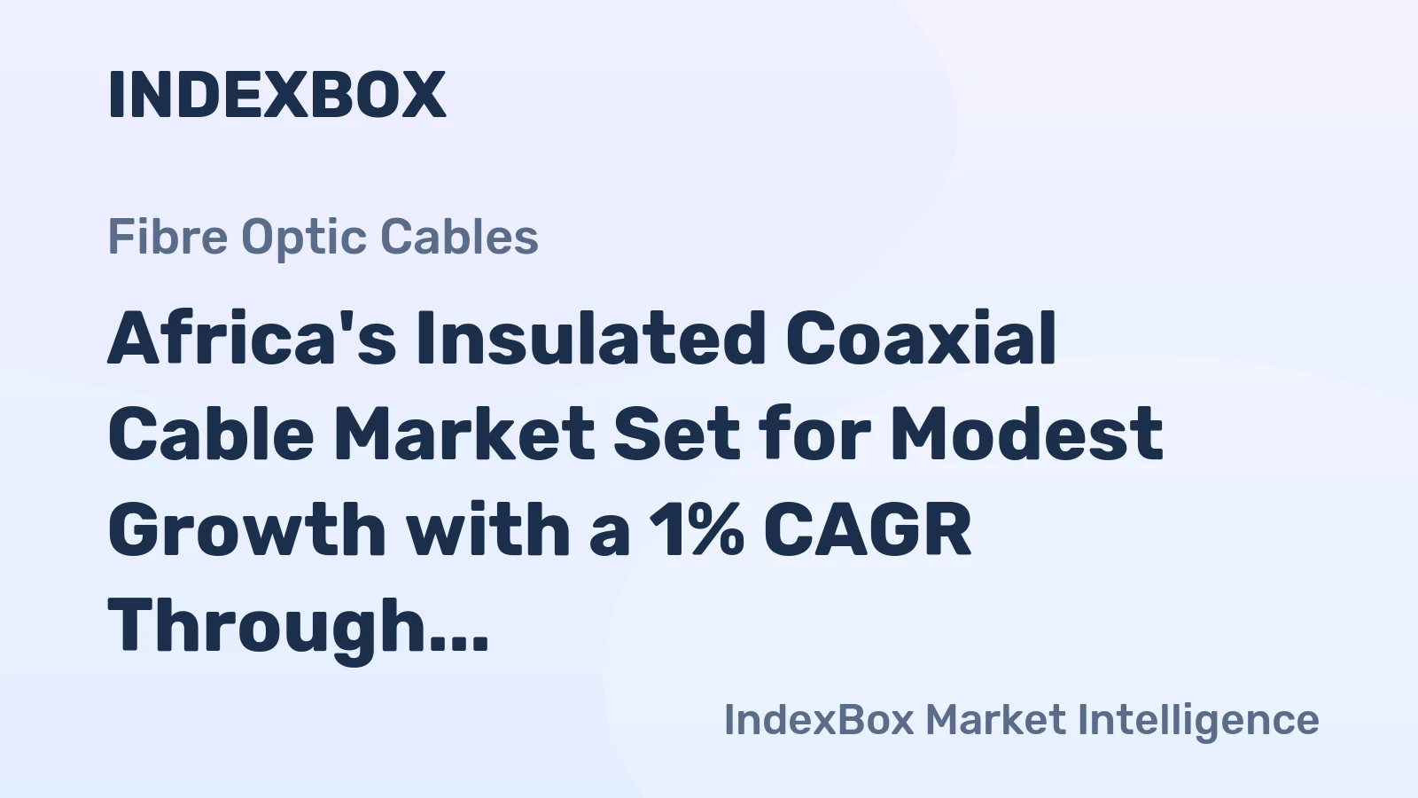 Africa's Insulated Coaxial Cable Market Set for Modest Growth with a 1% CAGR Through 2035