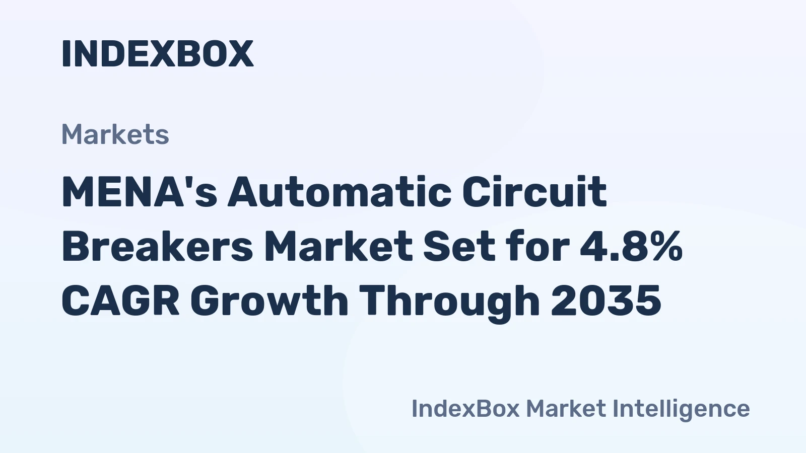 MENA's Automatic Circuit Breakers Market Set for 4.8% CAGR Growth Through 2035