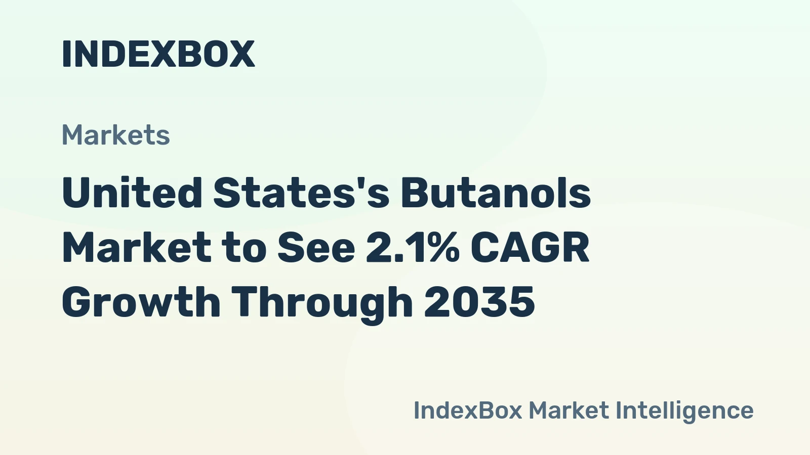 United States's Butanols Market to See 2.1% CAGR Growth Through 2035