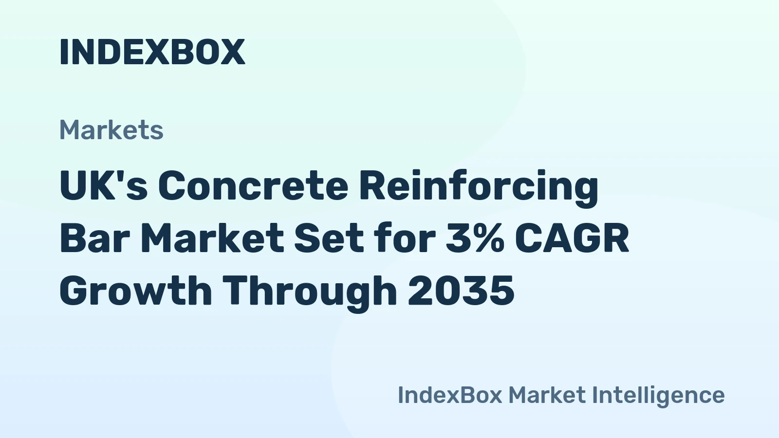 UK's Concrete Reinforcing Bar Market Set for 3% CAGR Growth Through 2035