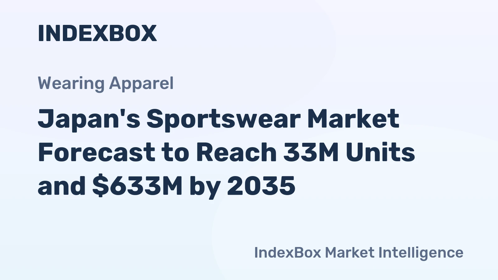 Japan's Sportswear Market Forecast to Reach 33M Units and $633M by 2035