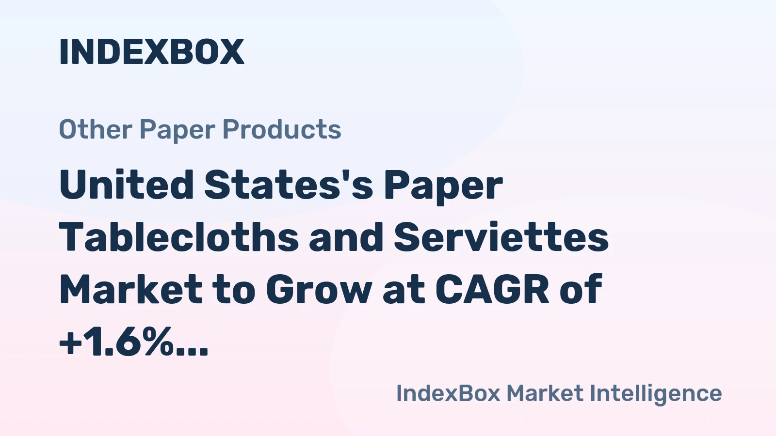United States's Paper Tablecloths and Serviettes Market to Grow at CAGR of +1.6% through 2035