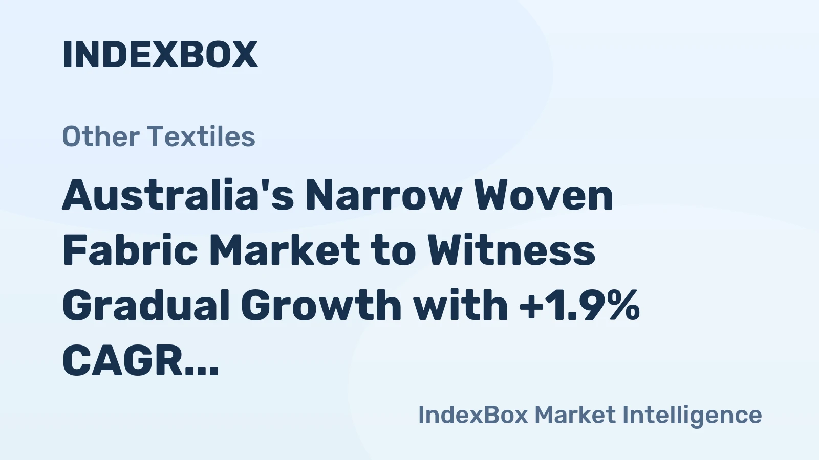Australia's Narrow Woven Fabric Market to Witness Gradual Growth with +1.9% CAGR by 2035