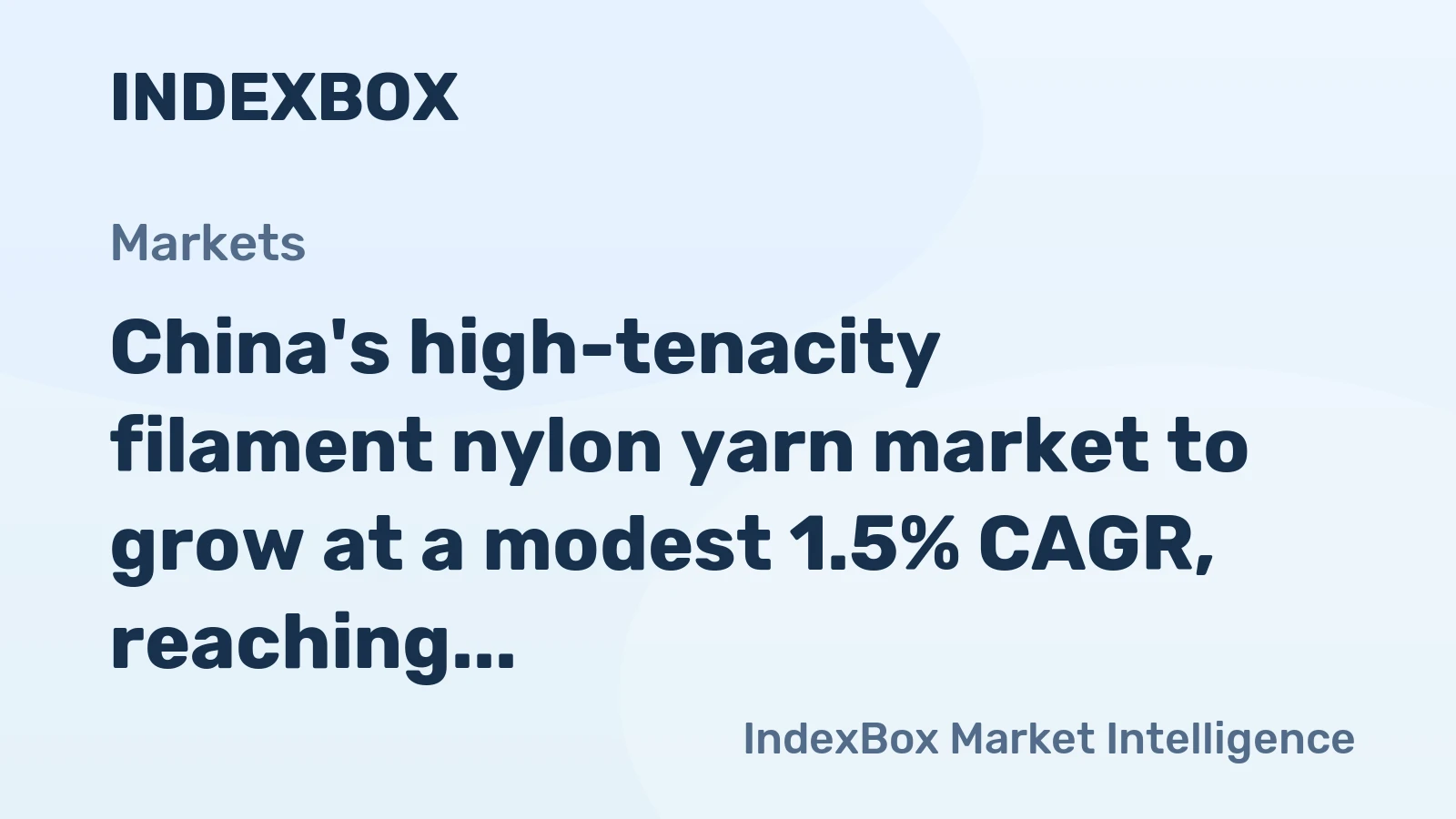 China's high-tenacity filament nylon yarn market to grow at a modest 1.5% CAGR, reaching $3B by 2035.