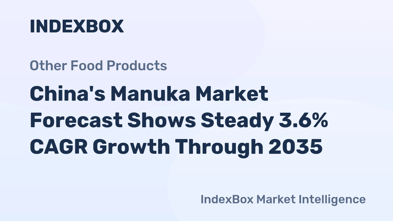 China's Manuka Market Forecast Shows Steady 3.6% CAGR Growth Through 2035