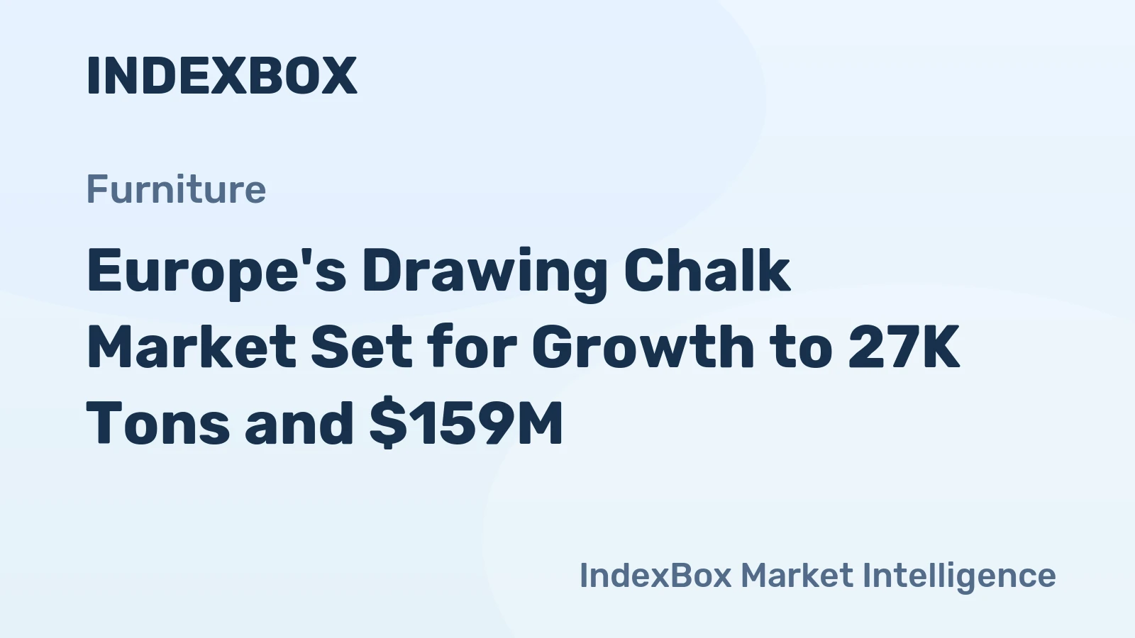 Europe's Drawing Chalk Market Set for Growth to 27K Tons and $159M