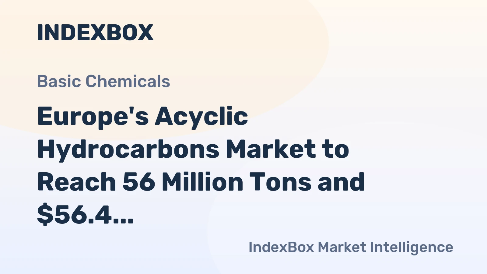 Europe's Acyclic Hydrocarbons Market to Reach 56 Million Tons and $56.4 Billion by 2035