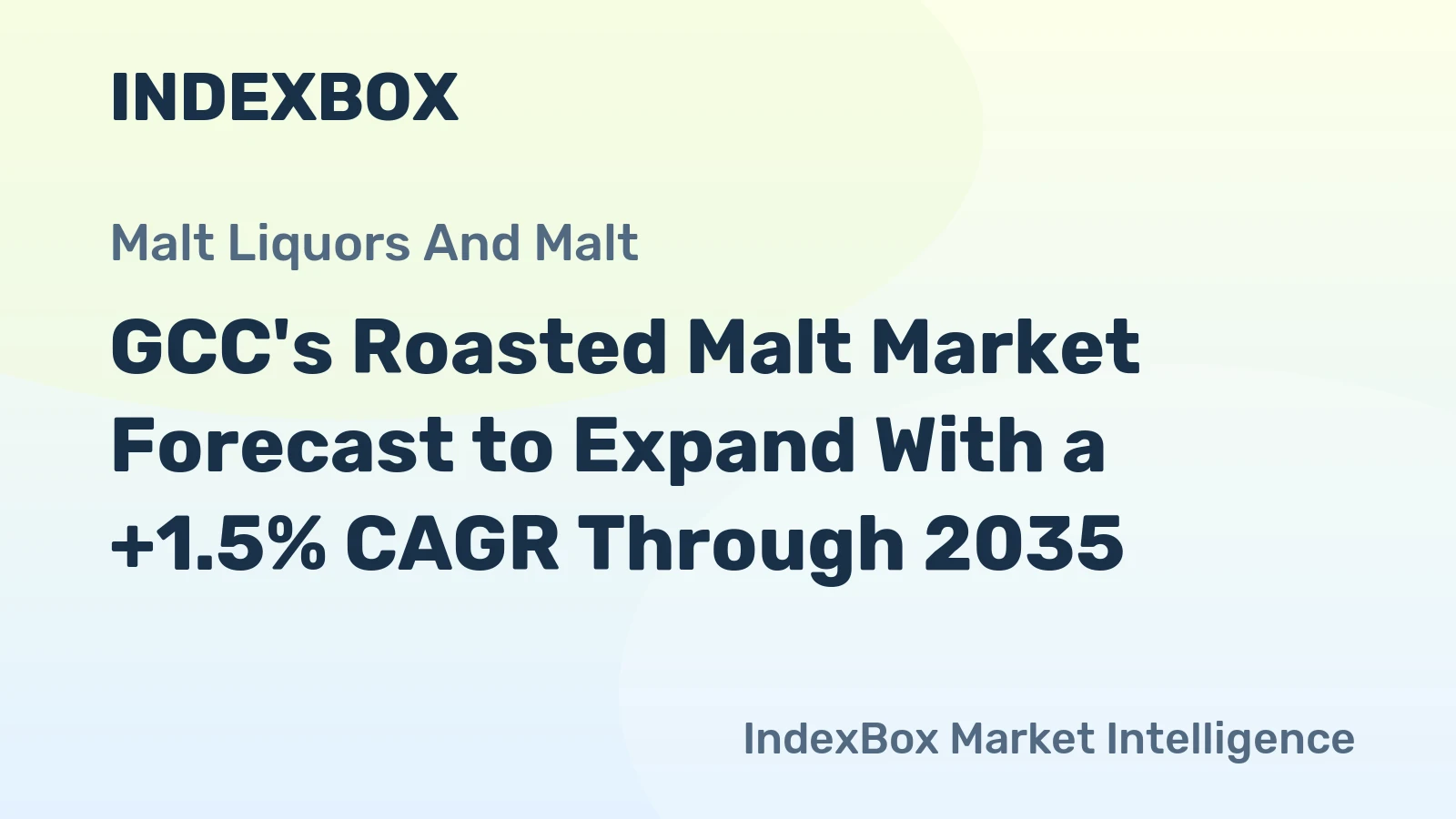 GCC's Roasted Malt Market Forecast to Expand With a +1.5% CAGR Through 2035