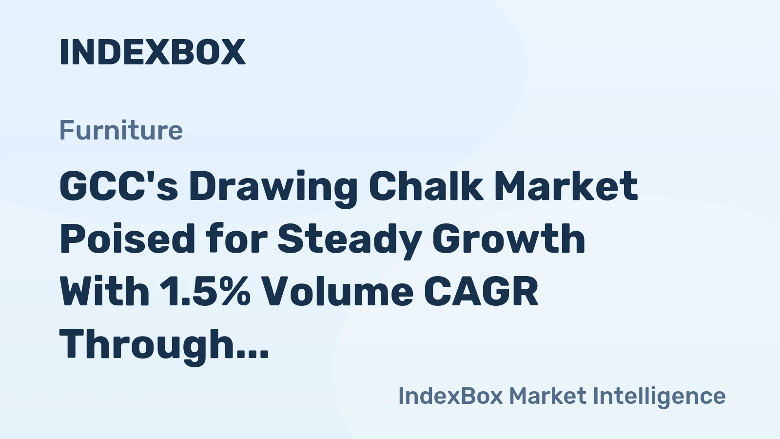 GCC's Drawing Chalk Market Poised for Steady Growth With 1.5% Volume CAGR Through 2035