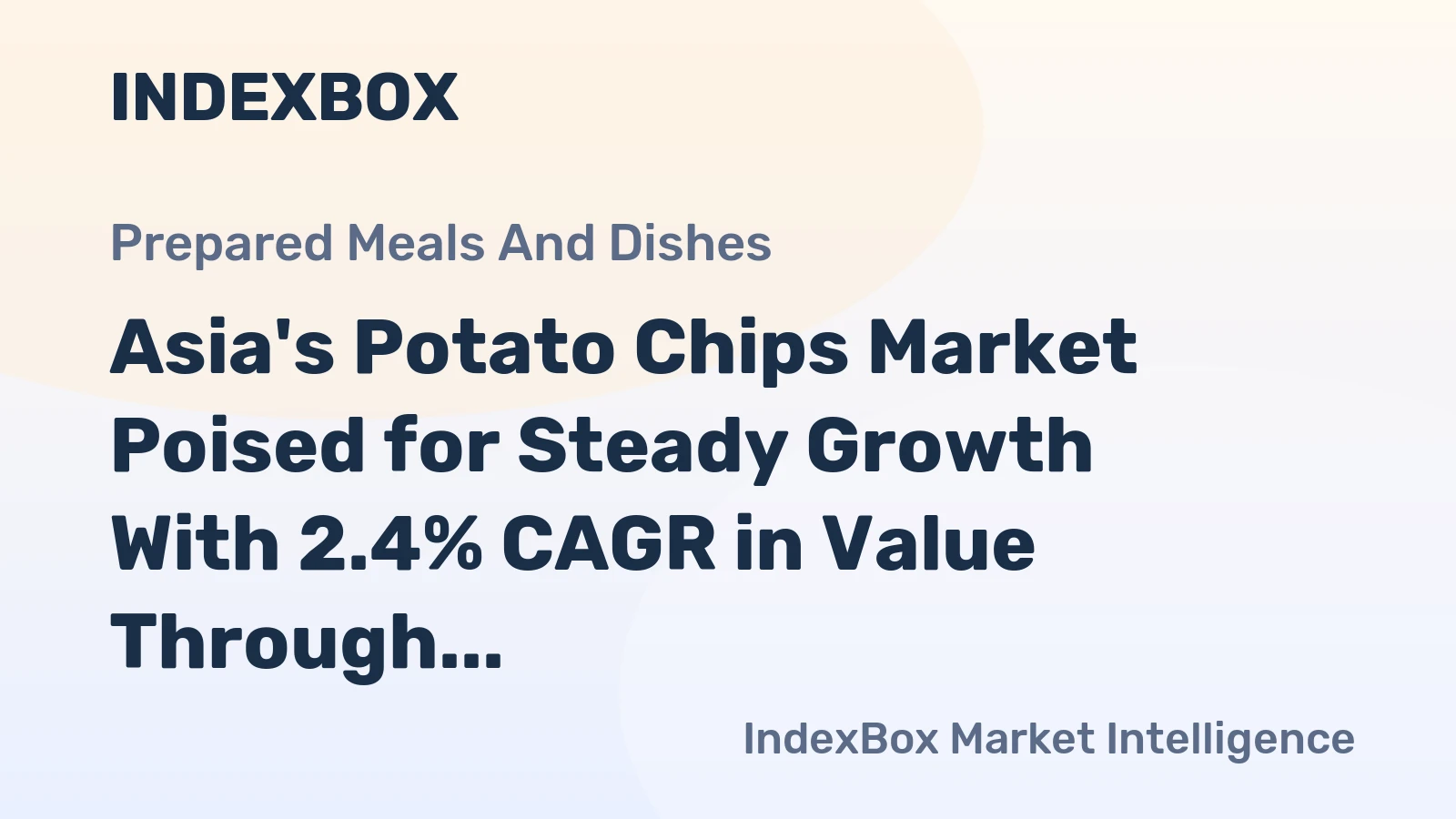 Asia's Potato Chips Market Poised for Steady Growth With 2.4% CAGR in Value Through 2035