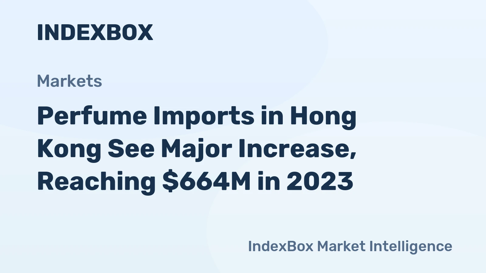 Perfume Imports in Hong Kong See Major Increase, Reaching $664M in 2023