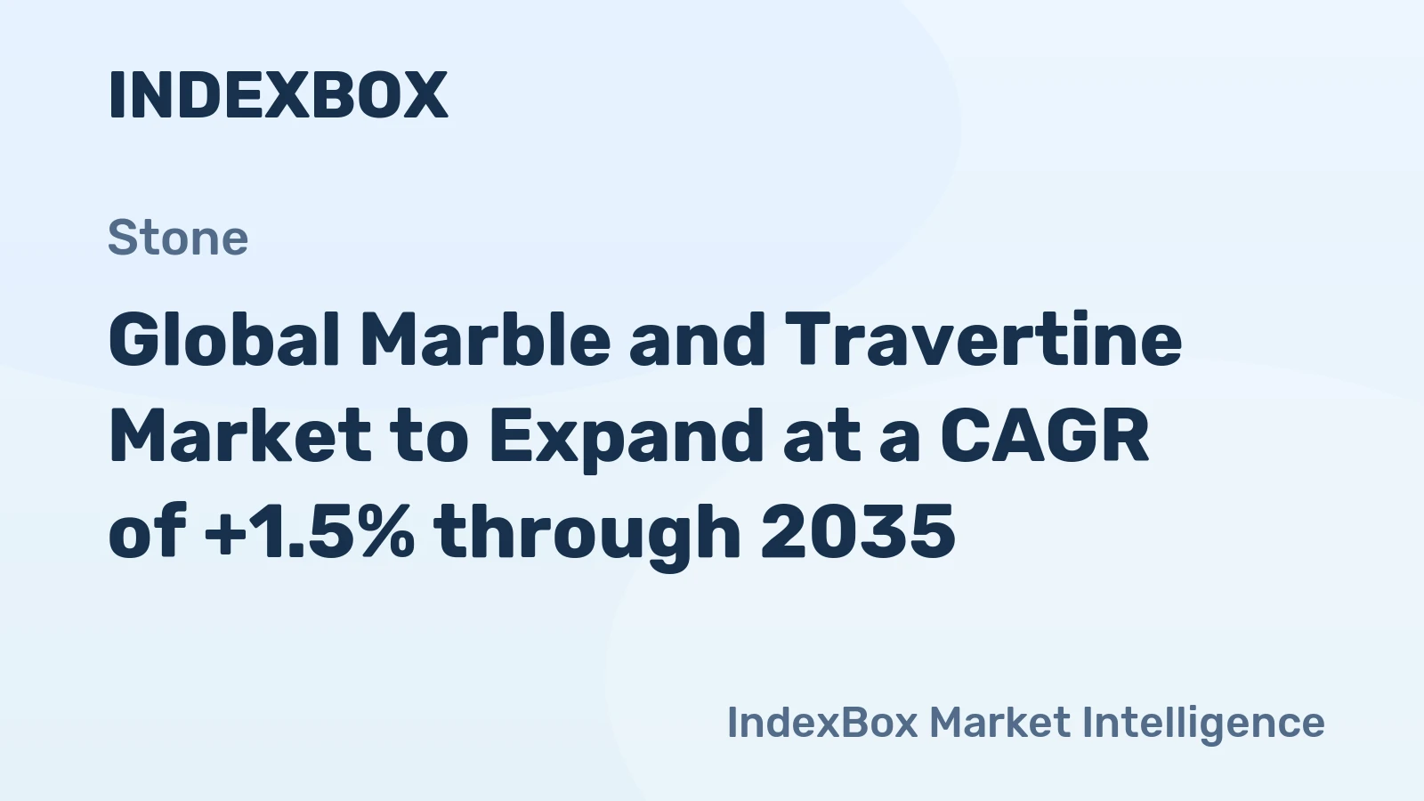 Global Marble and Travertine Market to Expand at a CAGR of +1.5% through 2035