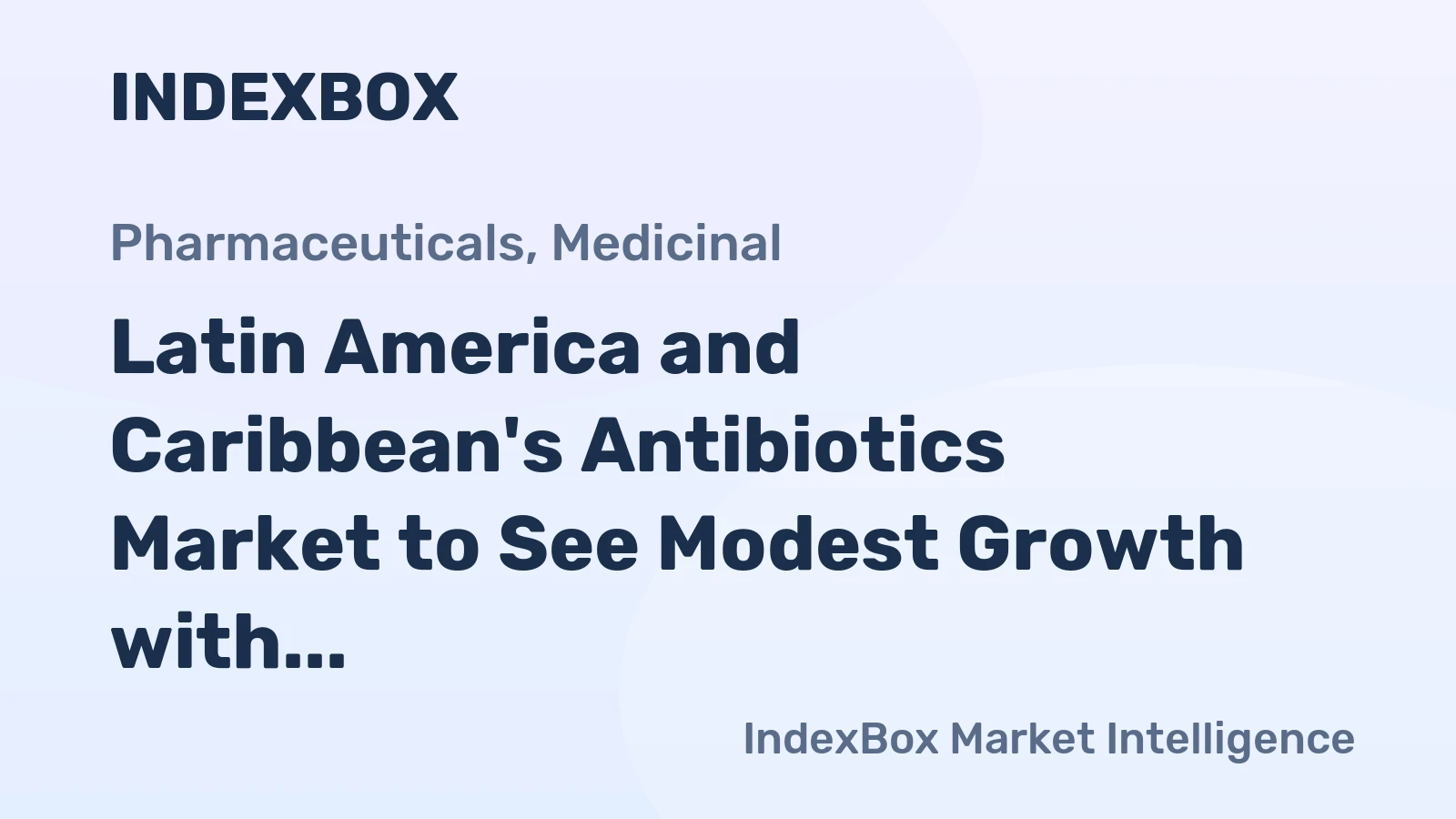 Latin America and Caribbean's Antibiotics Market to See Modest Growth with +0.6% CAGR through 2035