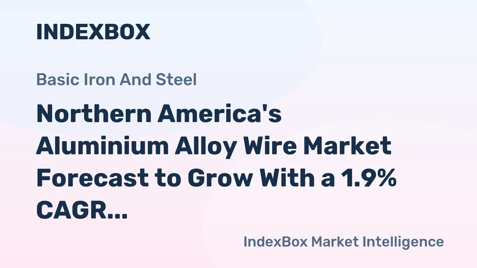 Northern America's Aluminium Alloy Wire Market Forecast to Grow With a 1.9% CAGR